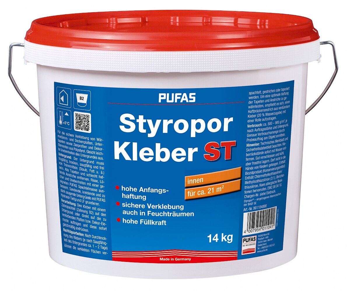Pufas Styroporkleber ST hier online bestellen - Mansholt GmbH